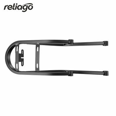 China Reliago QM V20 Rear Rack Short Version 250mm Rear Cargo Carrier Bicycle Rack Electric Bike Replacement Accessories for sale
