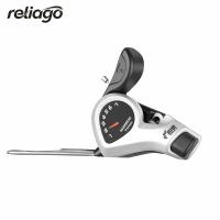 China Reliago V20 Series 7-Speed Right Trigger Shifter for Fat Tire Electric Bike, 22.2mm Handlebar Clamp, 2400mm Shift Cable for sale