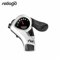 China Reliago V20 Series 7-Speed Right Trigger Shifter for Fat Tire Electric Bike, 22.2mm Handlebar Clamp, 2400mm Shift Cable for sale
