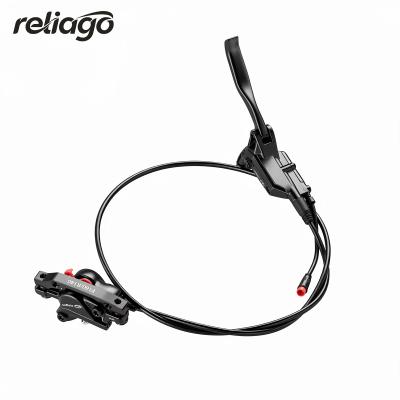 China Reliago QM V20 E-Bike Rear Hydraulic Oil Disc Brake Right Lever with 1760mm Hose and Brake Cut-Off Wire for sale