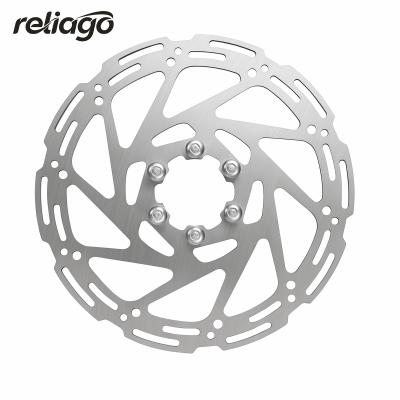 China Reliago 160mm Stainless Steel Disc Brake Rotor 2.3mm Thick for QMWHEEL V20 Electric Bike Fat Tire E-Bike Replacement Parts for sale