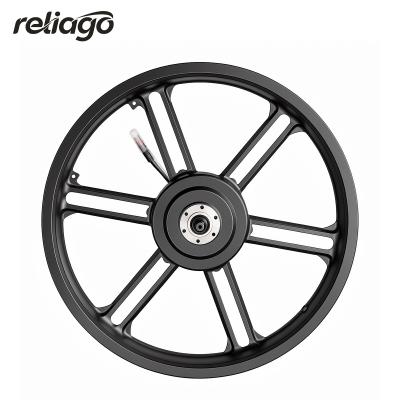 China Reliago 48V 500W 20 Inch Motor Wheel for QMWHEEL V20 Electric Bike Conversion Kit Magnesium Alloy E-Bike Motor Replacement Part for sale