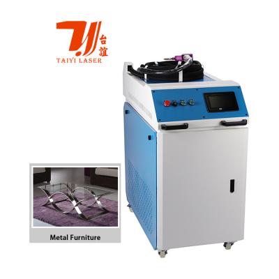 China Water Cooling 1000w Fiber Laser Welder , SGS Hand Held Welding Machine for sale
