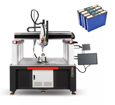 China Canton Fair Promotion Gantry Automatic Fiber Laser Welding Machine For Square Cell Battery Welding for sale