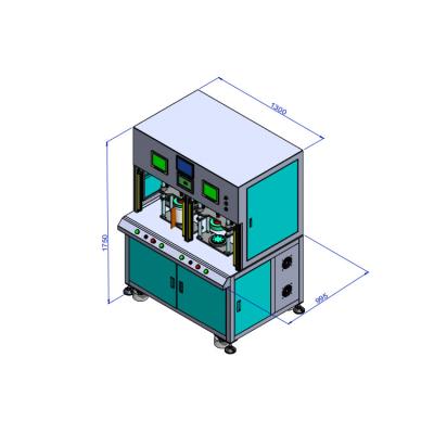 China Canton Fair Double Station Stainless Steel Kettle Bottom Kettle Spout Automatic Fiber Laser Welding Machine for sale