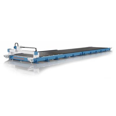China High Quality 12KW 20KW Extra-large Format Ground Rail Fiber Laser Cutting Machine for Metal CNC Lazer Cutter for sale