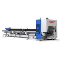 China CNC Semi-Auto Round Square Tube Fiber Laser Cutting Machine for sale