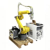 China FANUC 6 Axis Robot Arm Automatic 3D Fiber Laser Cutting Machine for Stainless Steel Lampshade 3D Workpiece for sale