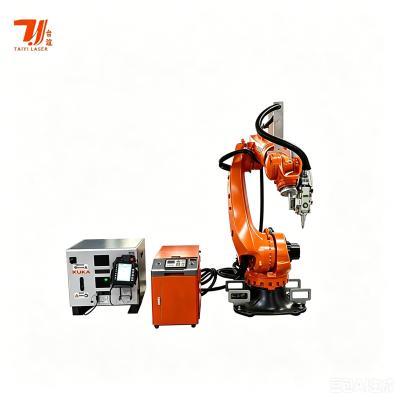China High Precision 4000W IPG Fiber Laser Welder with KUKA Industrial Robot Arm for Automotive Manufacturing for sale