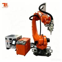 China 3D Robotic Laser Welding Machine with KUKA KR35 Robot & 4000W IPG Laser for Automotive Chassis Parts for sale
