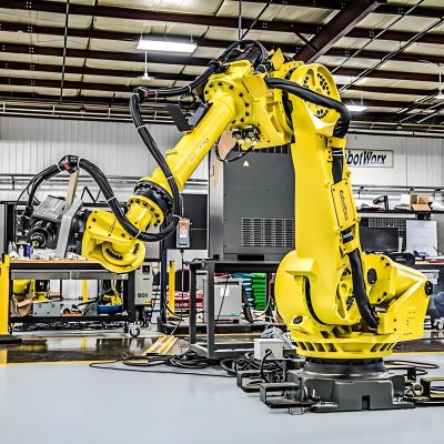 China Turnkey FANUC Robot Laser Cutting System with Water Cooling, Safety Enclosure,for Metal Sheet Tube 3D Processing for sale