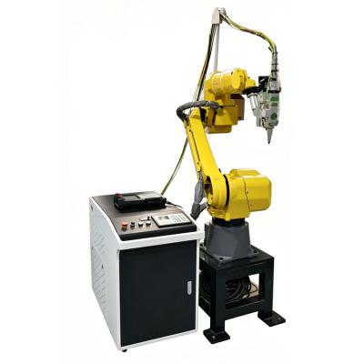 China FANUC Robotic 3D Fiber Laser Cutter with 1500W-6000W Adjustable Power and Automatic Tool Changer for Complex Metal Parts Fabrication for sale