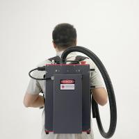 China Backpack Type 100W Handheld Laser Cleaning Machine Fiber Laser Paint Removal Equipment for sale