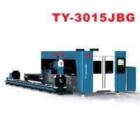China TY-3015JBG 1000W - 6000W CNC Fiber Laser Cutter Metal Tube SS Pipe Laser Cutting Machine for sale