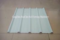 China Automatical Steel Roof Panel Roll Forming Machine Cr 12 Cutting Blade for sale