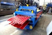 China Aluminium Metcopo Step Roof Tile Roll Forming Machine for sale