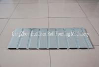 China 5.5 Kw Metal Wall Panel Roll Forming Machine C r 12 Cutting Blade with Hydraulic Cutting for sale