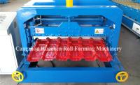 China Fully Automatic Glazed Tile Roll Forming Machine Single Roofing Panel Glazed Tile Press Machine for sale