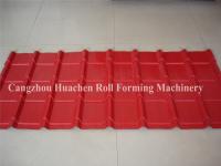 China Fully Automatic Glazed Tile Roll Forming Machine Single Roofing Panel Glazed Tile Press Machine for sale