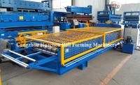 China Fully Automatic Glazed Tile Roll Forming Machine Single Roofing Panel Glazed Tile Press Machine for sale