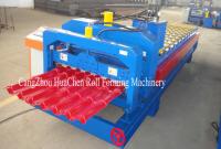 China Andalucia Profile Color Steel Metal Glazed Tile Tile Roll Forming Machine for sale