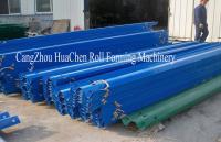 China Gear Box Drive Guardrail Roll Forming Machine PLC Control for sale