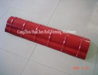 China Civilian Buildings Ridge Cap Cold Roll Forming Machine With CE Certification for sale