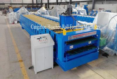 China 18 Rows Double Layer Roll Forming Machine For Roofing Sheet High Precise for sale
