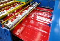 China High speed double layer building used metal roofing roll forming machine for sale