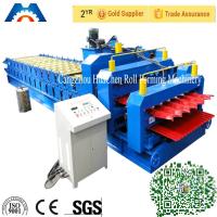 China Roof Wall Double Layer Roll Forming Machine 0 - 15m / min Manual Hydraulic Decoiler for sale
