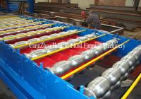 China Aluminium Corrugated Sheet Roll Forming Machine For 0.3 - 0.7mm Roof Tile for sale