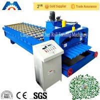 China Steel / Metal Finnera Glazed Tile Roll Forming Machine PLC Control for sale