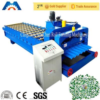 China Steel / Metal Finnera Glazed Tile Roll Forming Machine PLC Control for sale