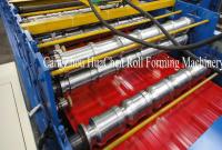 China 7.5KW 0.3 - 0.8mm Roof Panel Roll Forming Machine 7.2*1.55*1.91m for sale