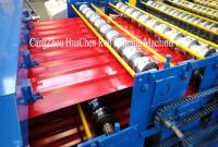 China Roof Tile Sheet Roll Forming Machine 380V 50Hz 3 Phases 10/12 Rows for sale