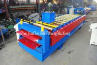 China Colored Metal Wall Profile Double Layer Steel Roofing Roll Forming Machine PLC Control for sale