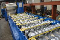 China Aluminium Roofing Sheet Trimdeck Profile Roll Forming Machine With PLC Control for sale