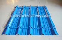 China Effective Metal Roof Glazed Tile Roll Forming Machine 4m / Min ISO for sale