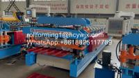 China Metecopo Double Layer Forming Machine Long Span Roofing Sheet for sale