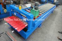 China Mitsubishi PLC Metal Wall Panel Roll Forming Machine Yield Strength 550Mpa for sale