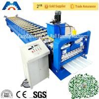 China High Speed Roofing Sheet Roll Forming Machine 380V 50Hz 3 Phases 10m/min for sale