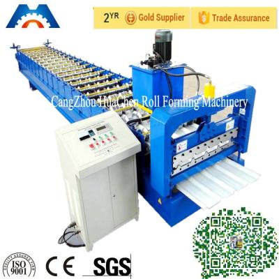 China High Speed Roofing Sheet Roll Forming Machine 380V 50Hz 3 Phases 10m/min for sale