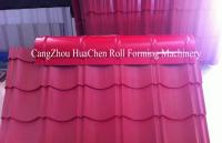China 15 Rollers Steel Roof Ridge Cap Tile Roll Forming Machine ISO CE for sale