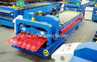 China 15m / Min Speed Roof Panel Roll Forming Machine 45 Forge Steel Material for sale