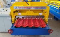 China Roofing Glazed Tile Roll Forming Machine Light Weight High Strengt for sale