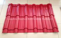 China Roofing Glazed Tile Roll Forming Machine Light Weight High Strengt for sale