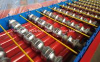 China Roofing Glazed Tile Roll Forming Machine Light Weight High Strengt for sale