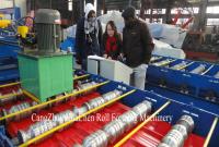 China Automatic Steel Metal Glazed Double Layer Roll Forming Machine for 0.3-0.6mm Thickness Tile Making for sale