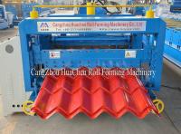 China Steel Roof Glazed Tile Roll Forming Machine Professional 18 Stations for sale