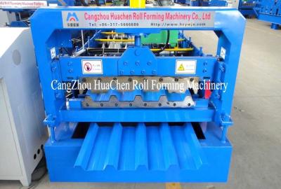 China Standard 686mm IBR Roofing Sheet Roll Forming Machine With PLC Control System for sale